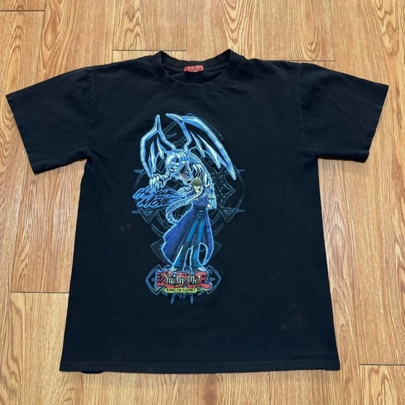 Shirts | Vintage Yugioh King Of Games Promo Dragon Black Shirt Measures ...